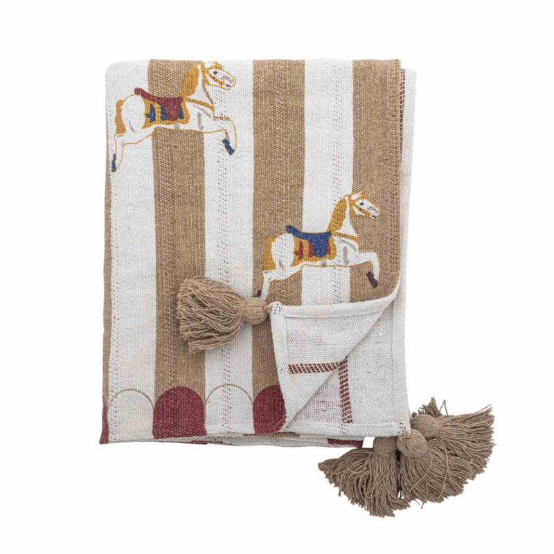 Merry Go Round Cotton Throw – Webb Street Company